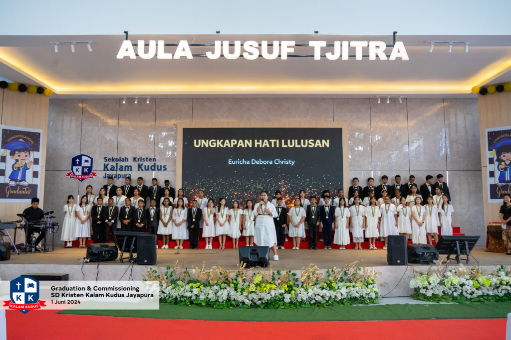 Graduation & Commissioning SD Kristen Kalam Kudus Jayapura 1 Juni 2024 ...